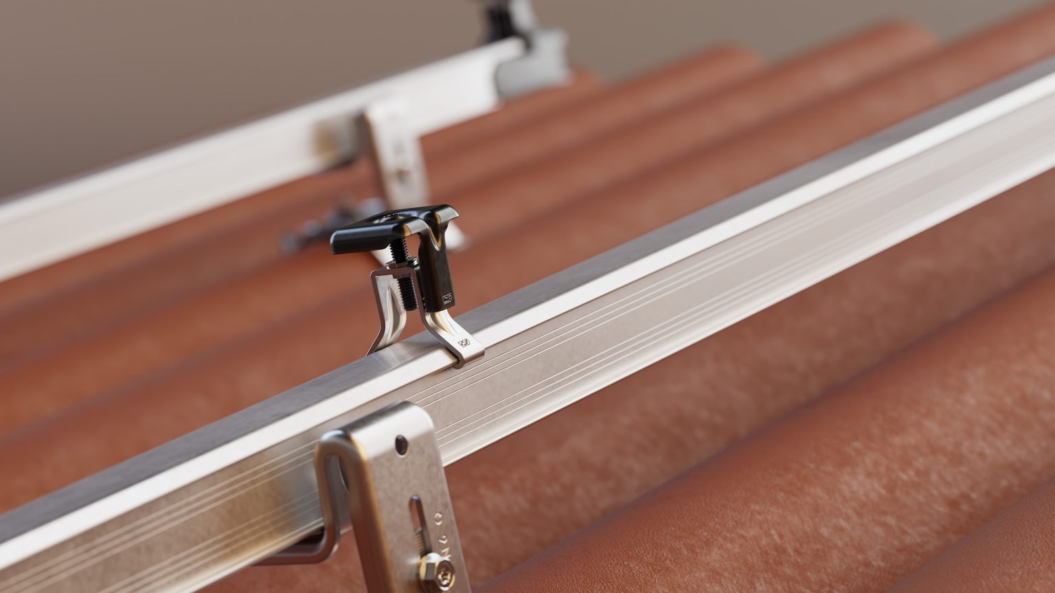 ClickFit EVO Corrugated roof - Esdec solar panel mounting systems