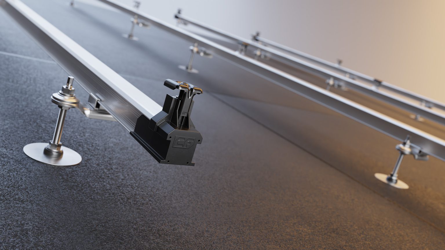 ClickFit EVO EPDM Bitumen Roof - Esdec solar panel mounting systems