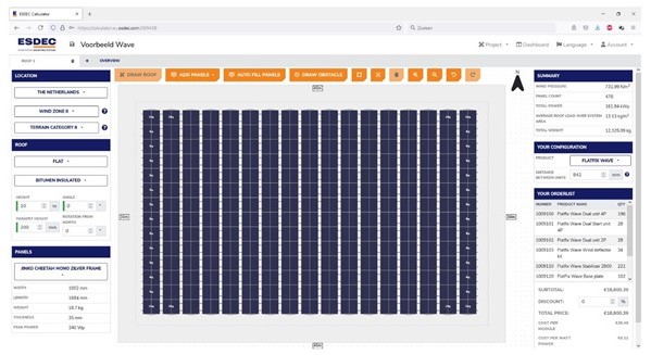 Secure mounting system with mechanical lift testing - Esdec