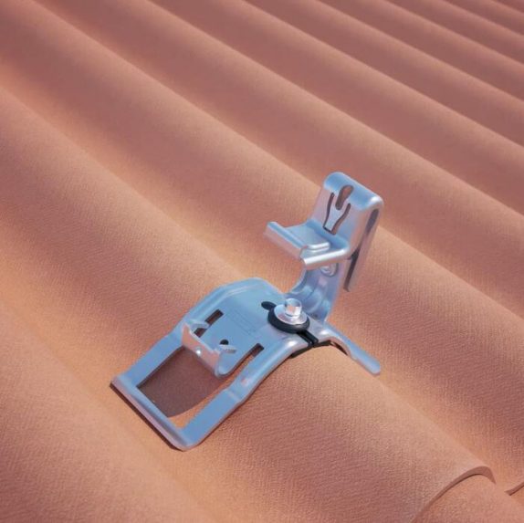 Esdec’s Mounting system for corrugated roof approved by Eternit - Esdec