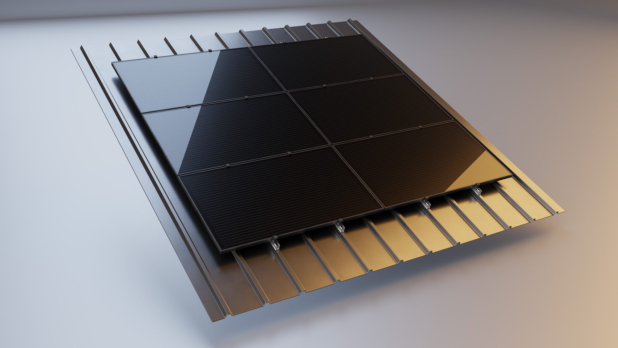 ClickFit EVO Steel Roof - Esdec solar panel mounting systems