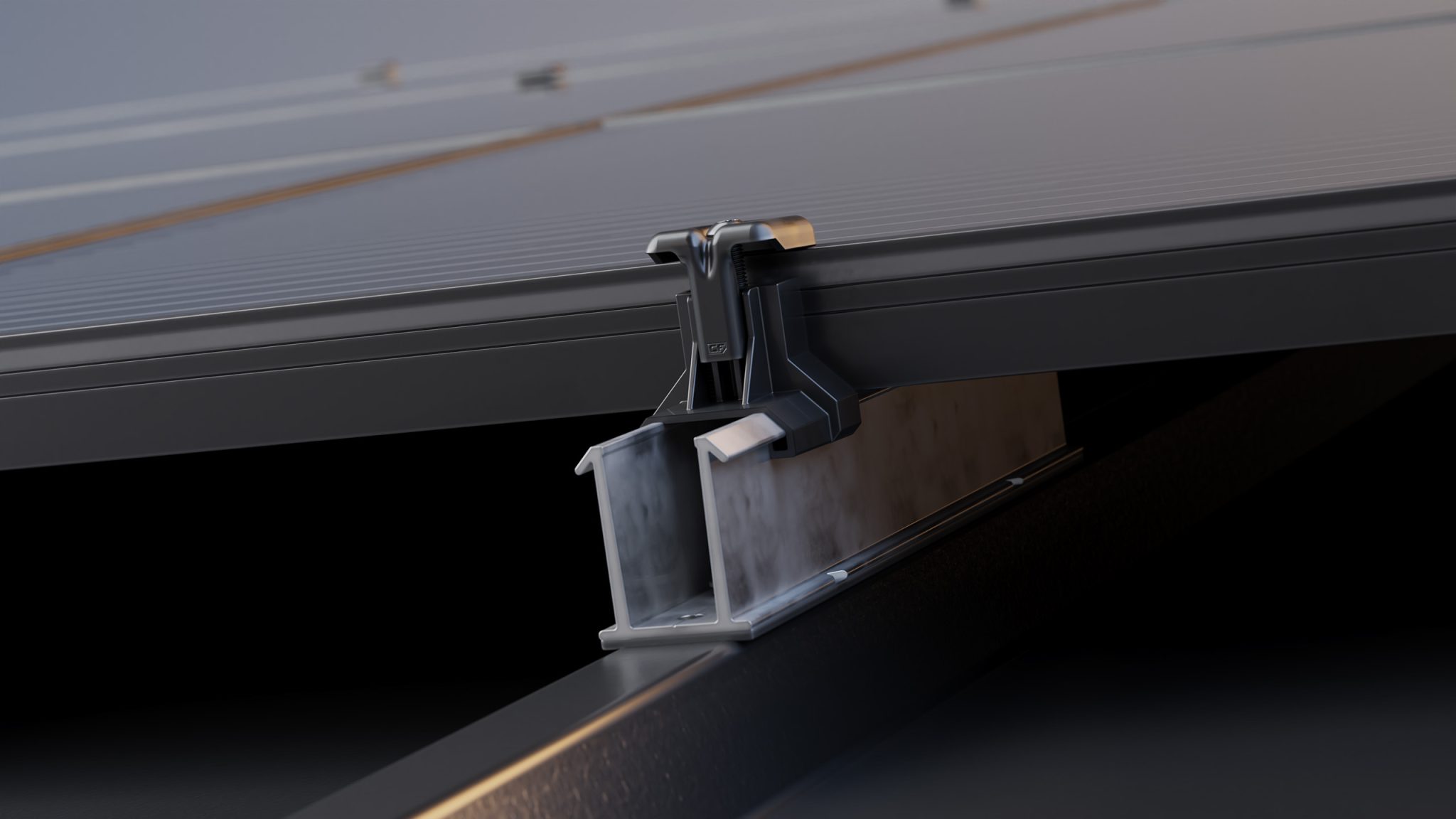 ClickFit EVO Steel Roof - Esdec solar panel mounting systems