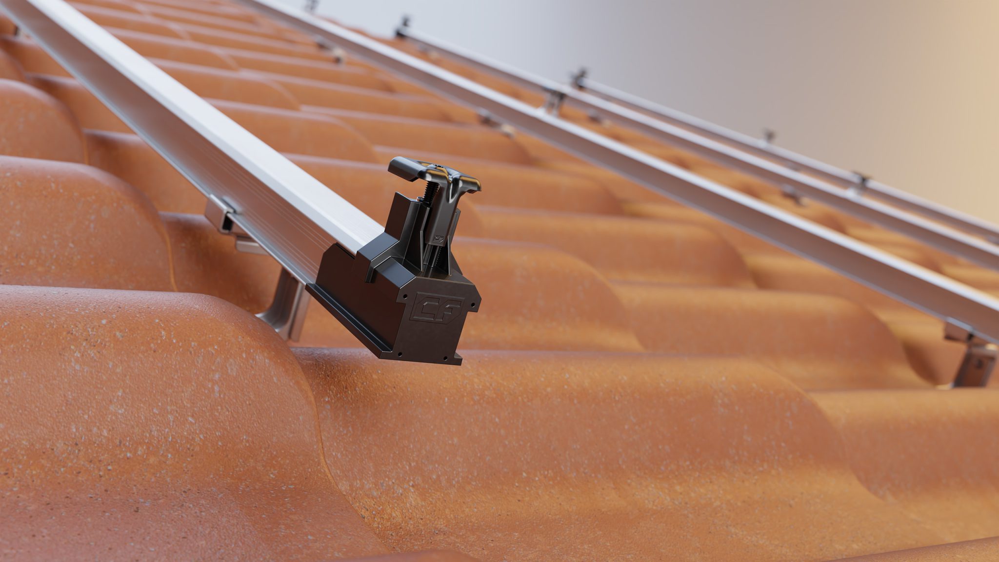 ClickFit EVO Tiled Roof - Esdec solar panel mounting systems