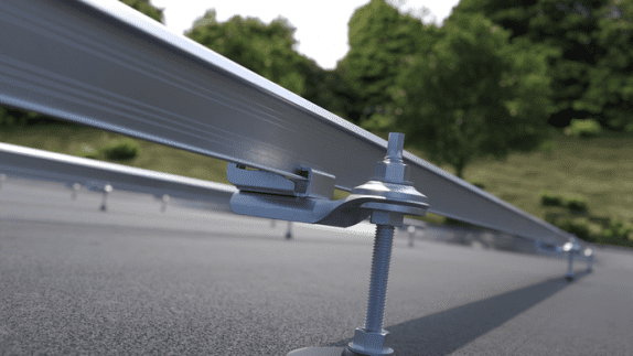 ClickFit EVO EPDM Bitumen Roof - Esdec solar panel mounting systems