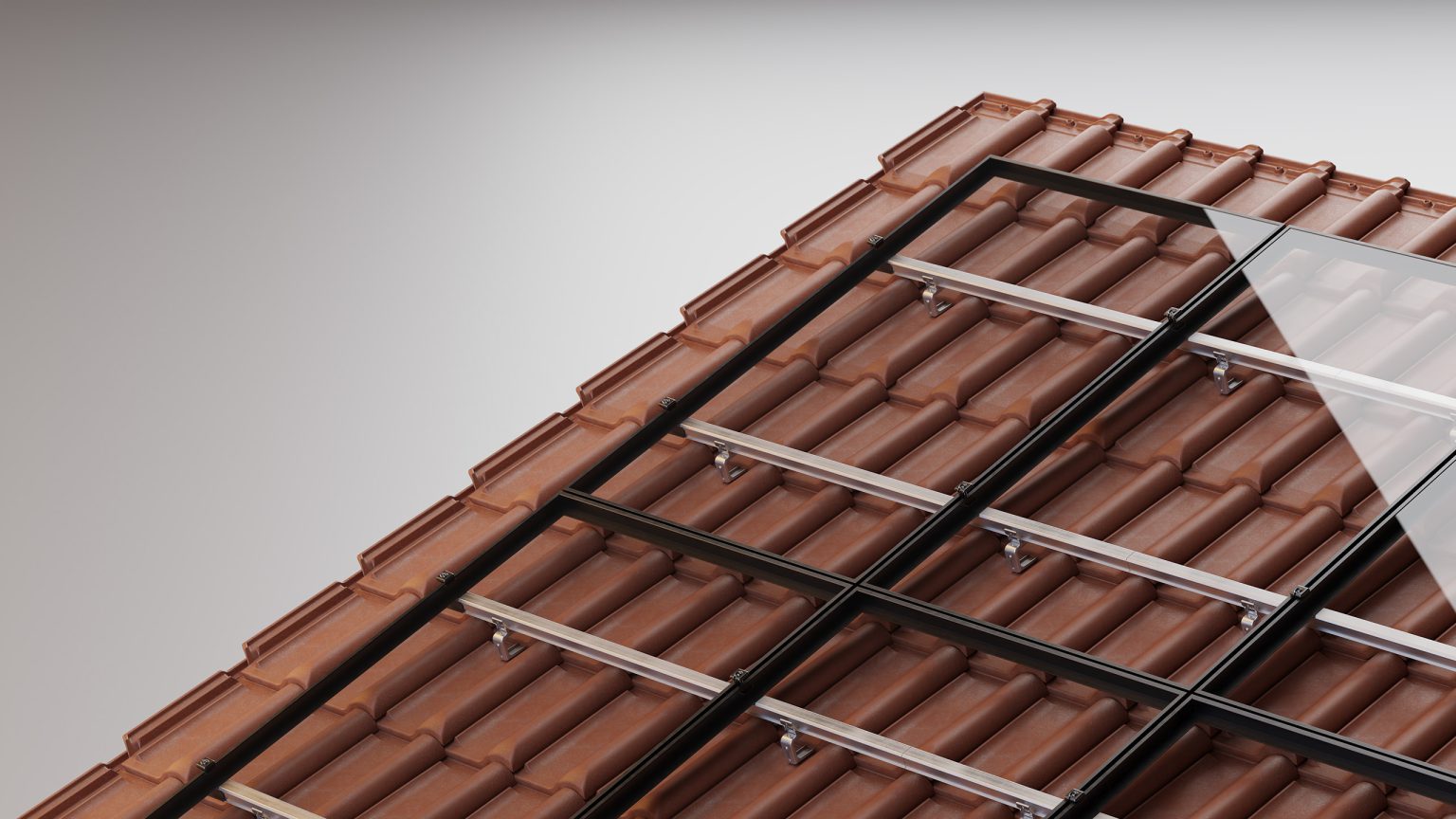 ClickFit EVO Tiled Roof - Esdec solar panel mounting systems